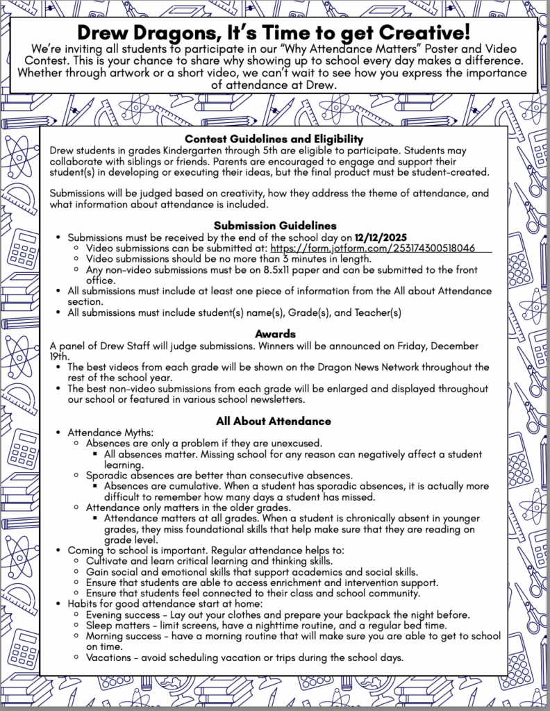 Welcome to Dr. Charles R. Drew Elementary - Dr. Charles R. Drew